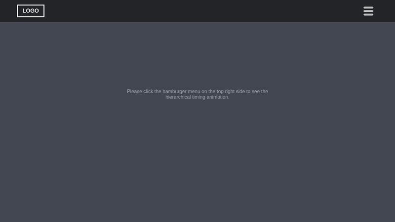 Hierarchical Timing Menu Animation with CSS3 & jQuery