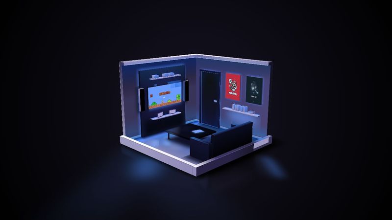 3D Room - Pure CSS Art