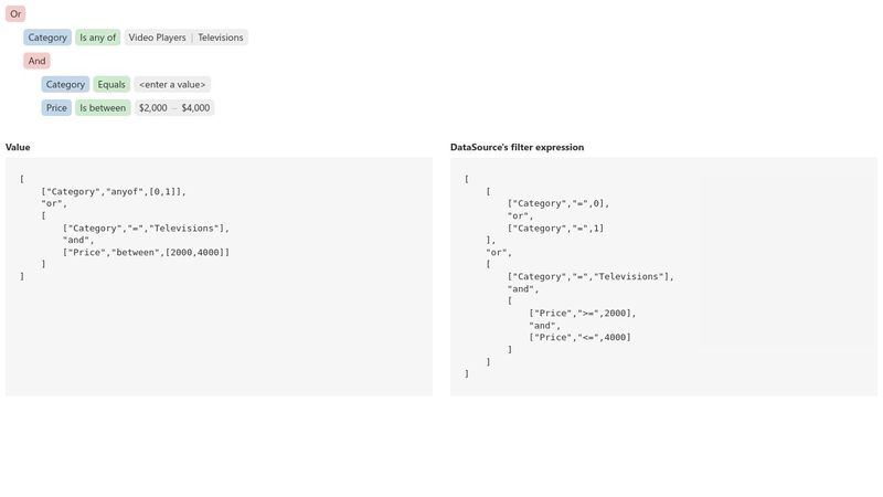 Customization - DevExtreme Filter Builder
