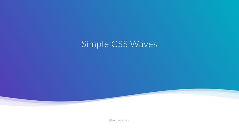 Simple Waves Using CSS