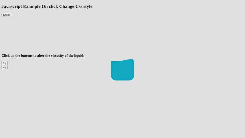 js button change css