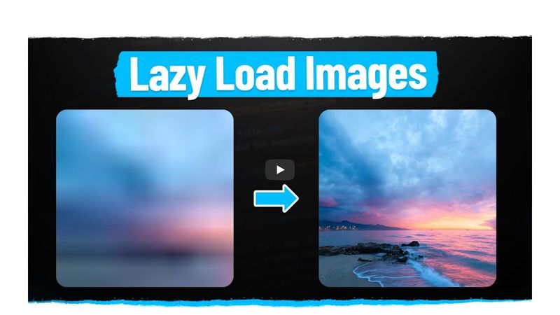 Responsive Lazy Loading Youtube Video with Image Thumbnail & play button