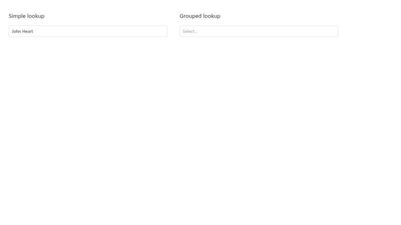 Basics - DevExtreme Lookup