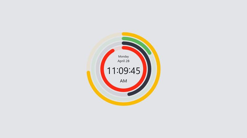 JavaScript Progress Clock | Day, Hour, Minute, Second, Progression