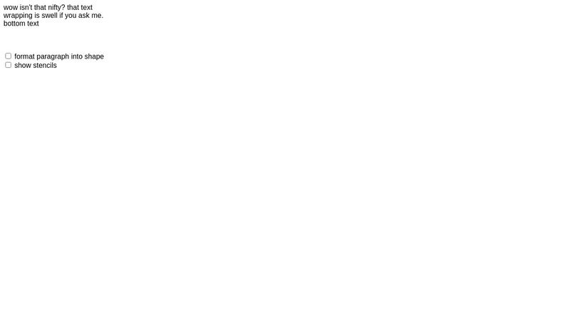 CSS shape-outside-demo (dynamic)