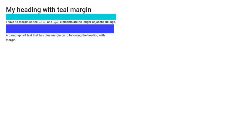 Learn CSS - Margin collapse