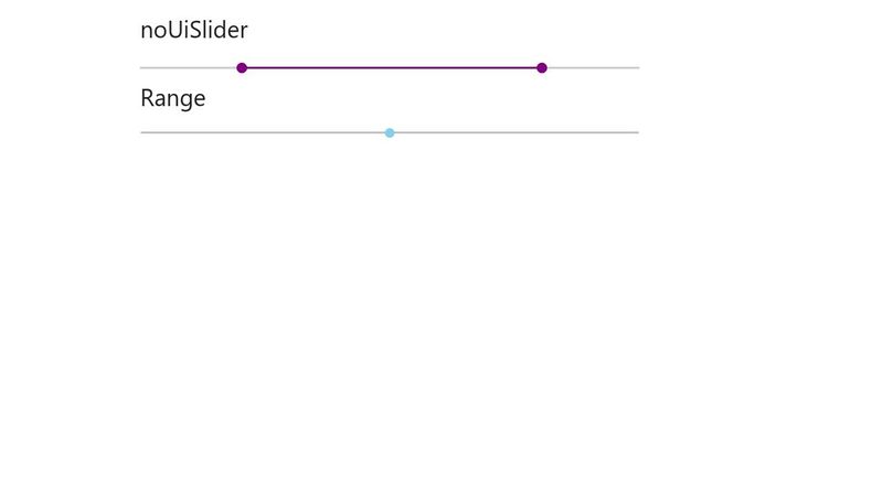 Materialize noUiSlider Styling