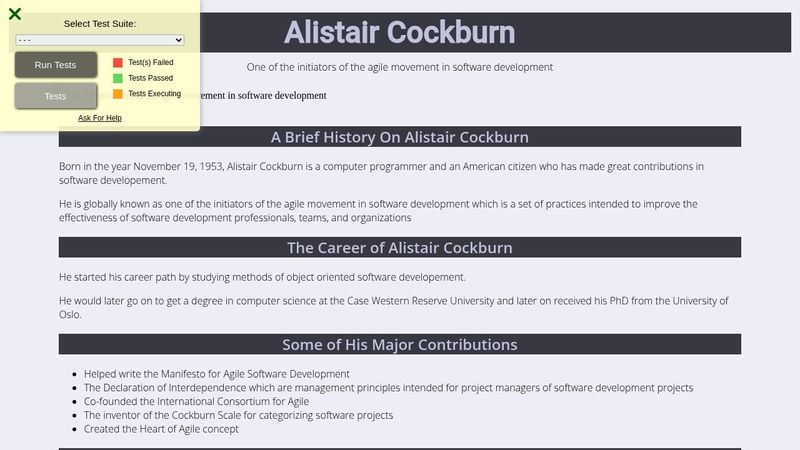 Tribute Page freecodecamp