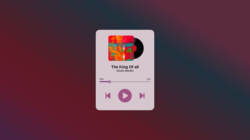 Music Player Layout