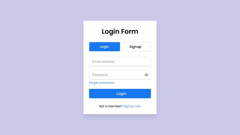 Multi Level Signin Signup Form using HTML CSS and JavaScript | Creative ...