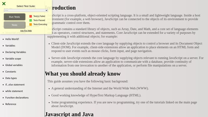 JS Documentation