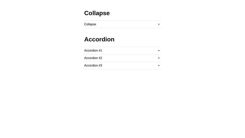 Simple Collapseaccordion Css Only