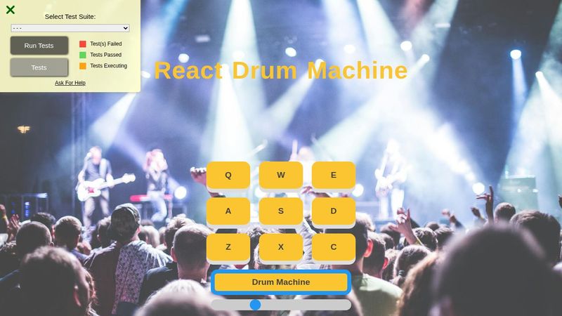 React Drum Machine