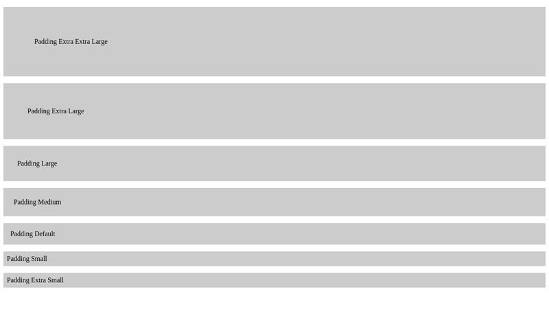 Responsive Spacing CSS