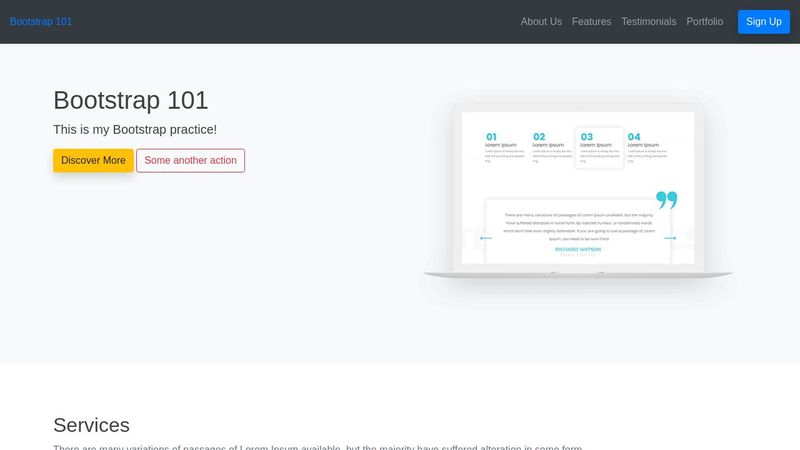Lab 3: Bootstrap Practice