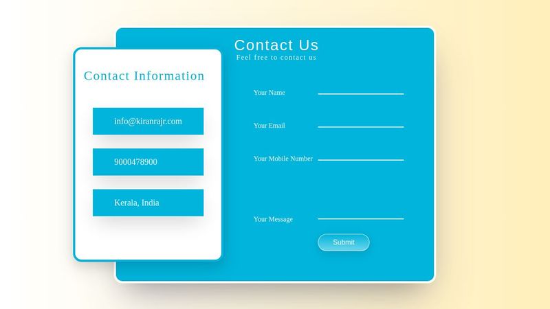 Simple Contact Form Using CSS