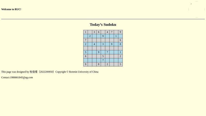 Sudoku-table-design