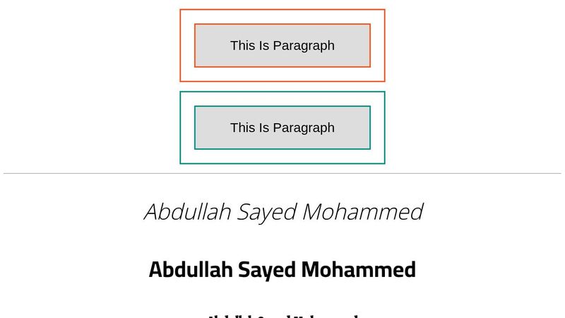 CSS | تكليفات خاصة ب [ Inheritance, Typography ]