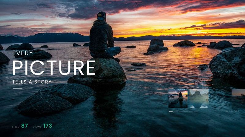 Landing page with swiper #swiper.js