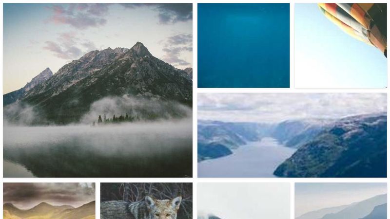 Mosaic gallary css with lazy loading
