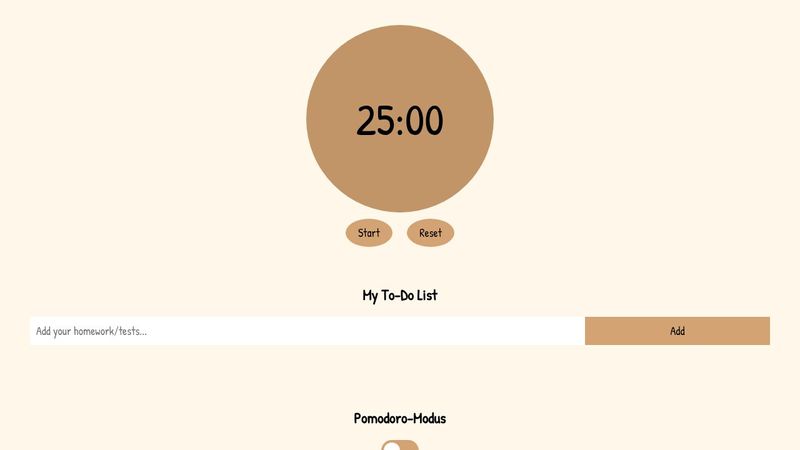 Pomodoro-Clock - with Pomodoro mode | HTML, CSS, JS