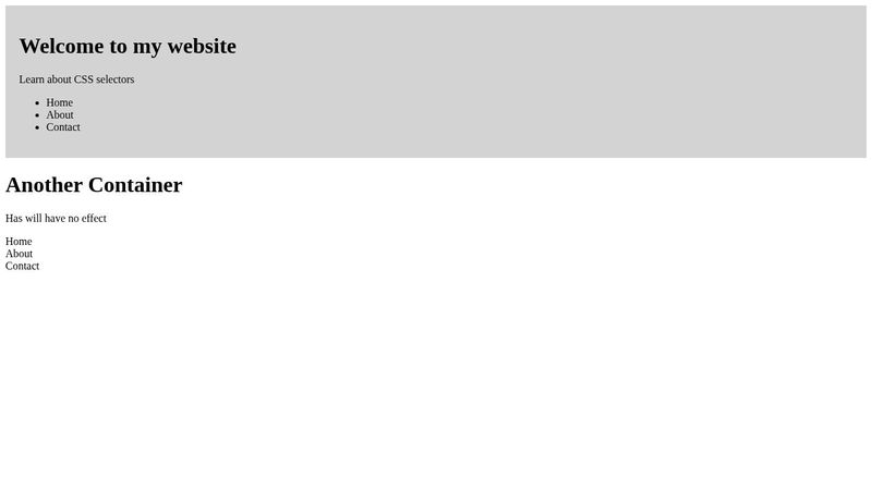 CSS has Selector explained