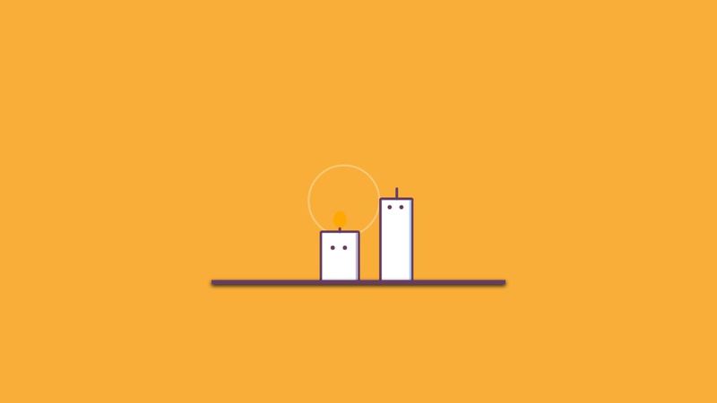 Candles (Pure CSS Animation)