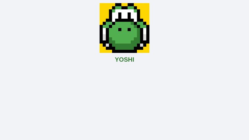 Yoshi CSS - Pxl Art BS