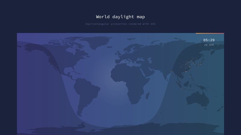 World daylight map (forked)
