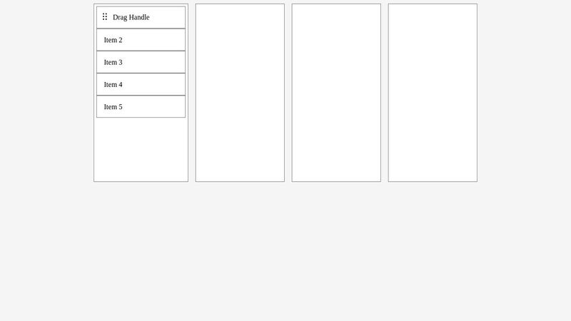 Drag element using translate