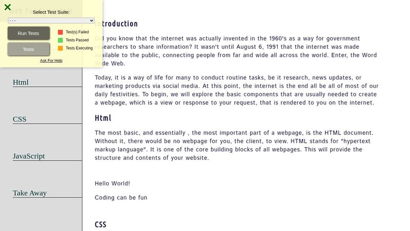 FreeCodeCamp Technical Documentation Page