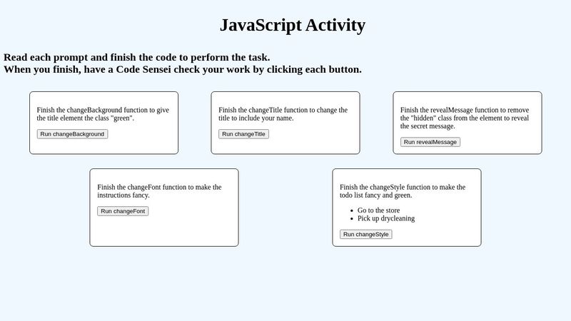 CodePen - A Pen by Code Ninjas
