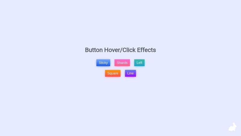Button Hover/Click Effects
