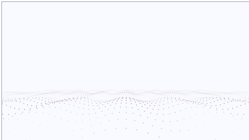 Particle Waves Three.js