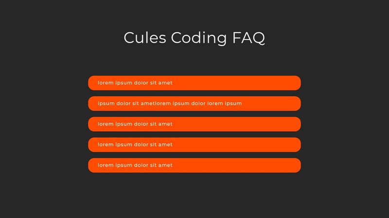 Faq Accordion menu with Html css and javascript