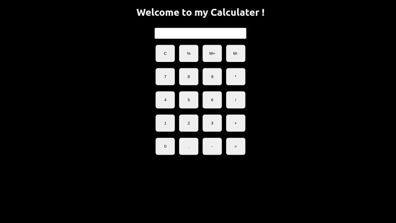 Simple calculator project