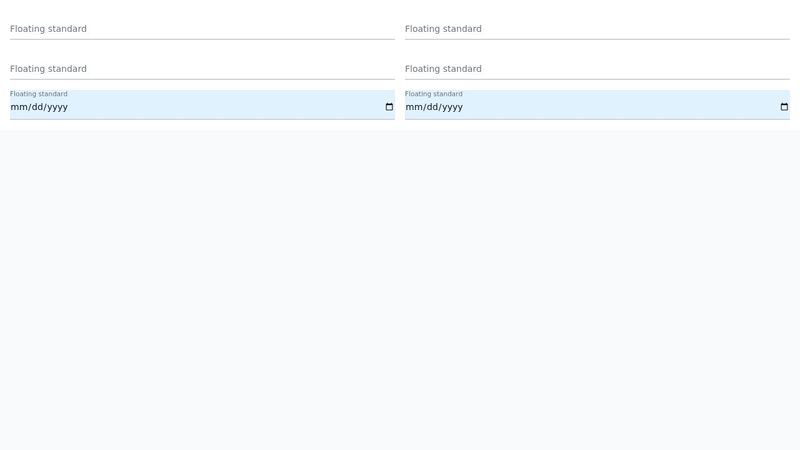 Tailwind Float Label Input