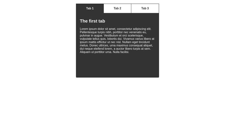 simple-tabs (html, css, js)