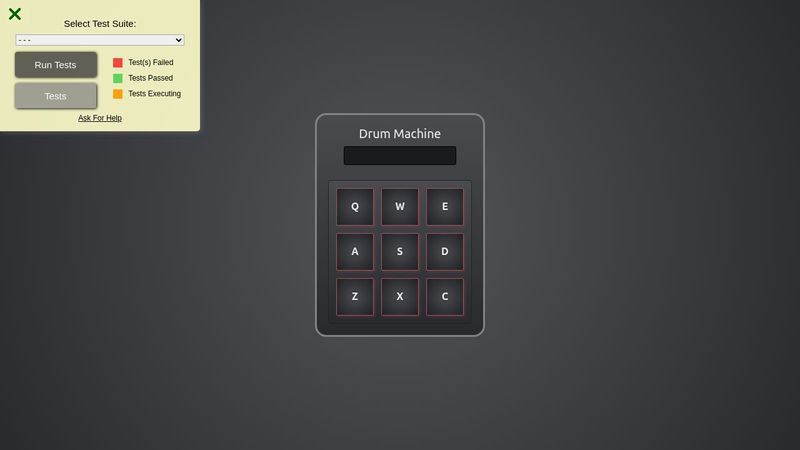 FCC: Drum Machine (React.js)