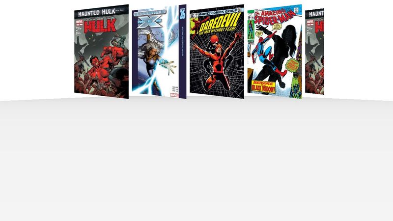 CSS3 - 3D Comic Bookshelf