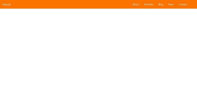 Bootstrap 4 Navbar With Color