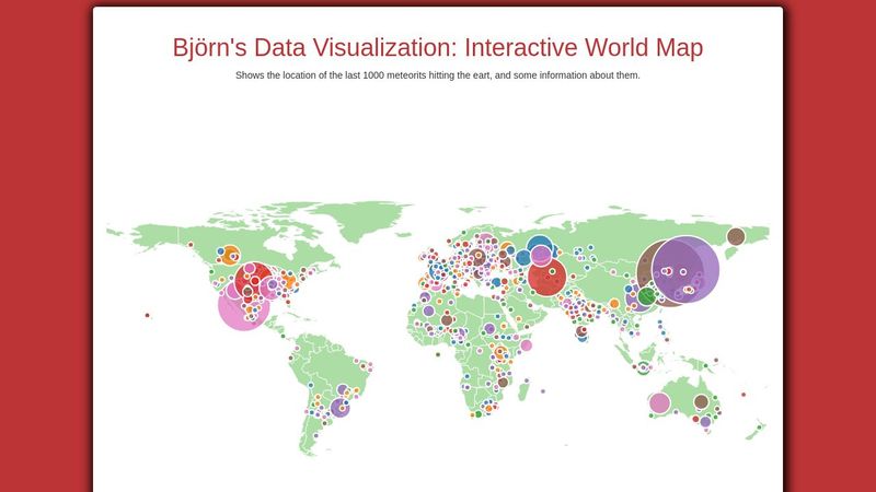 FreeCodeCamp: Data Visualization World Map