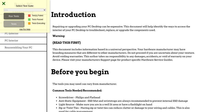 Technical Documentation Page -- freeCodeCamp.org