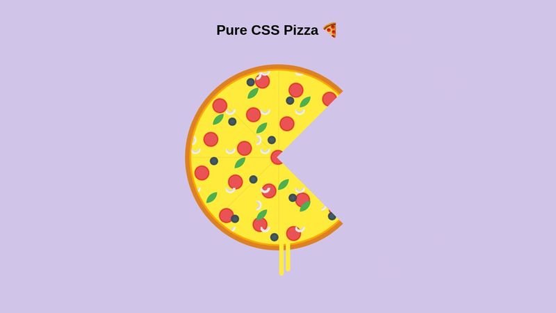 Pure CSS Pizza 🍕