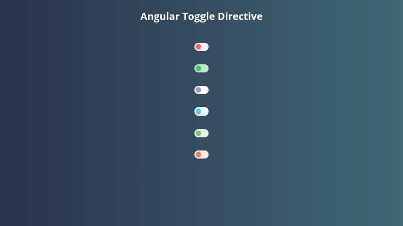 Angular Toggle Directive