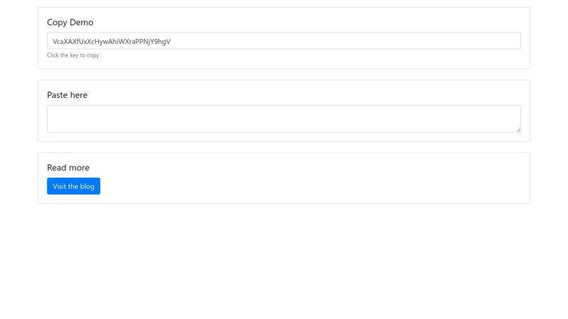 Vanilla JavaScript Copy Text to Clipboard with Clipboard API
