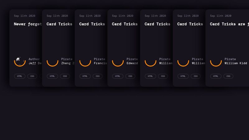CSS Tricks Carousel Card