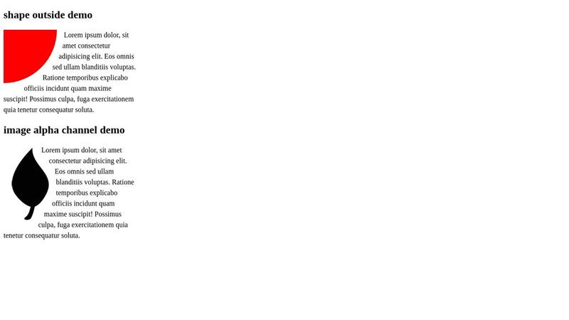 CSS shape-outside property.