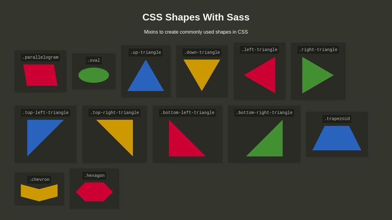 CSS Shapes with Sass