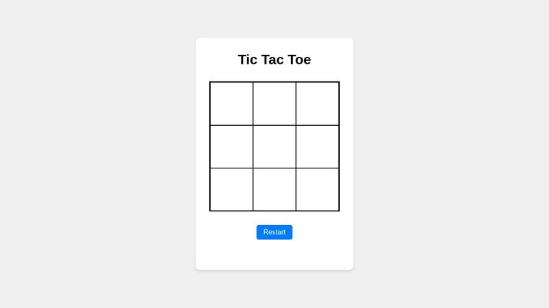 Tic Tac Toe - [pure JS]